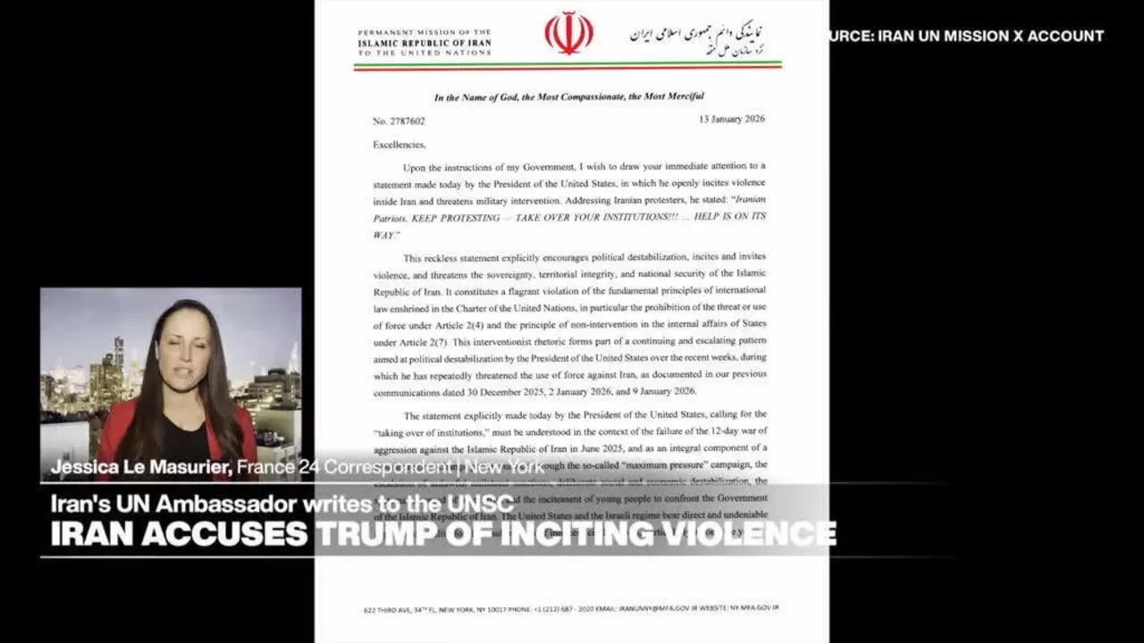 Iran accuses US and Israel of encouraging political destabilisation ...