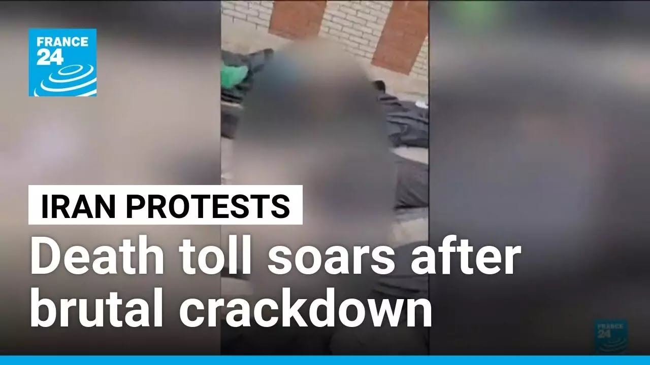 Iran: Death toll soars in protests after brutal crackdown • FRANCE 24 ...