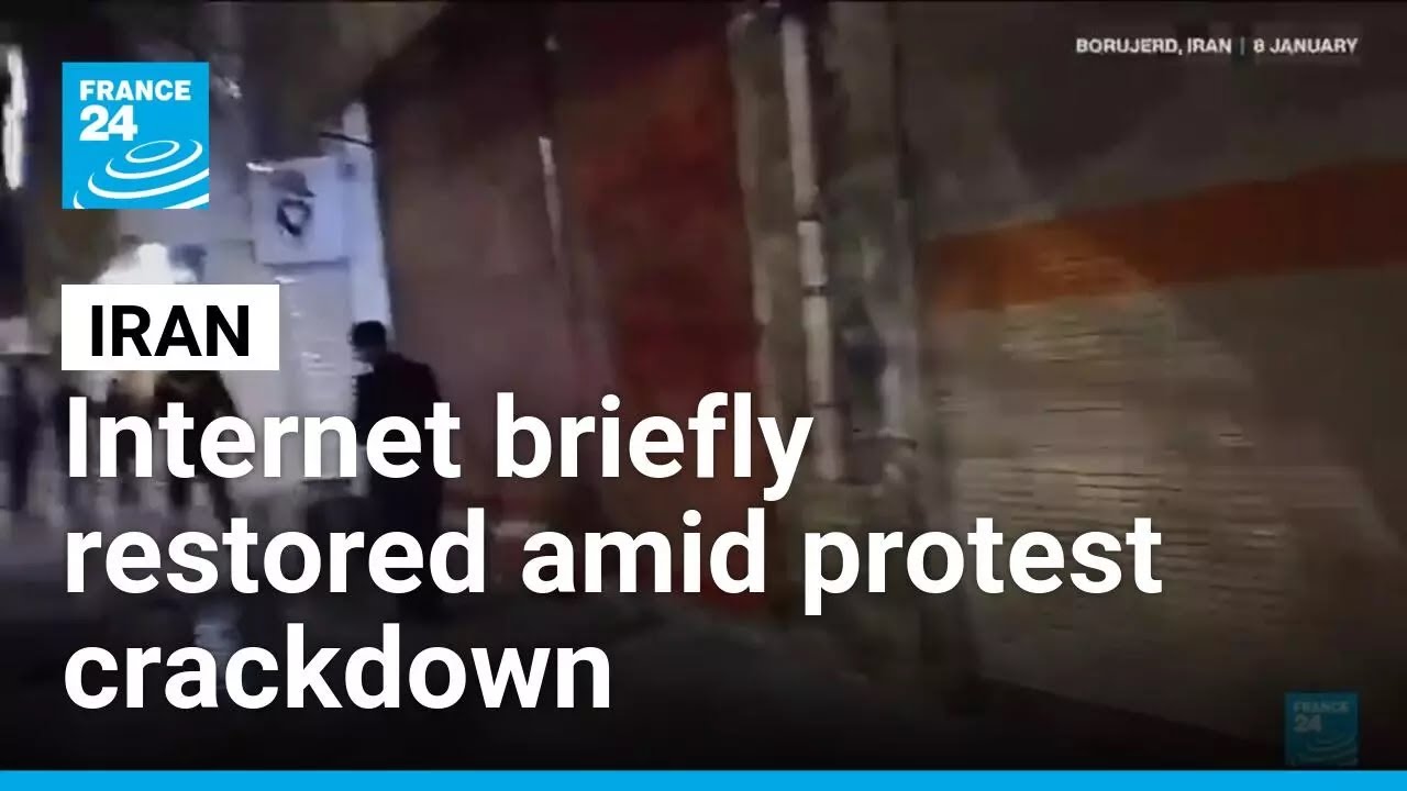 Iran’s internet briefly restored amid widespread protest crackdown ...
