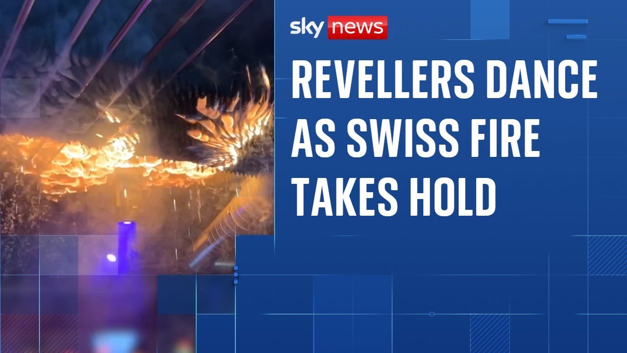 New video shows fire spreading across ceiling of Swiss bar - World News