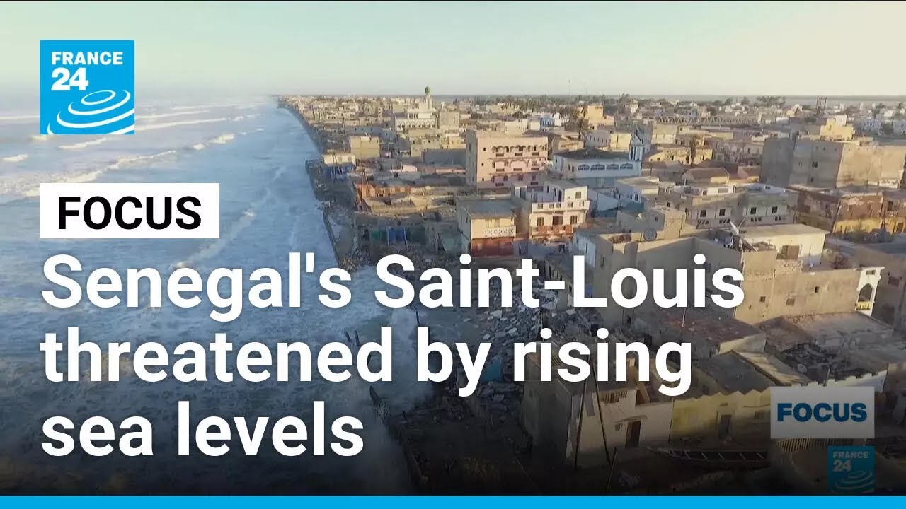 Senegalese city of Saint-Louis threatened by rising sea levels • FRANCE ...