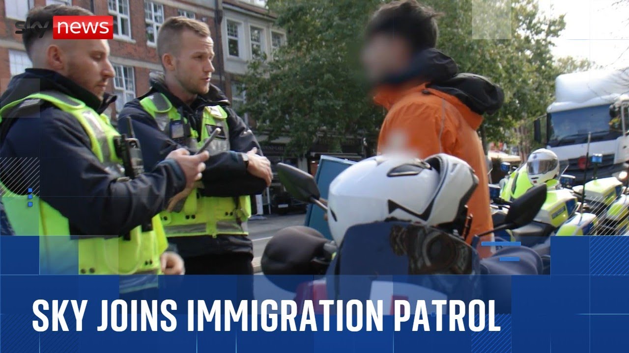 Sky News goes on patrol with immigration enforcement - World News
