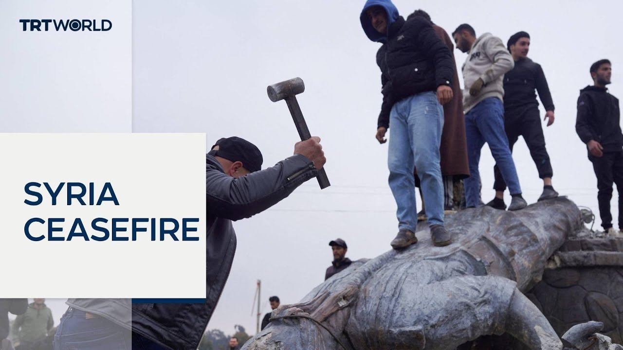 Syria's president announces full ceasefire across northeastern Syria ...