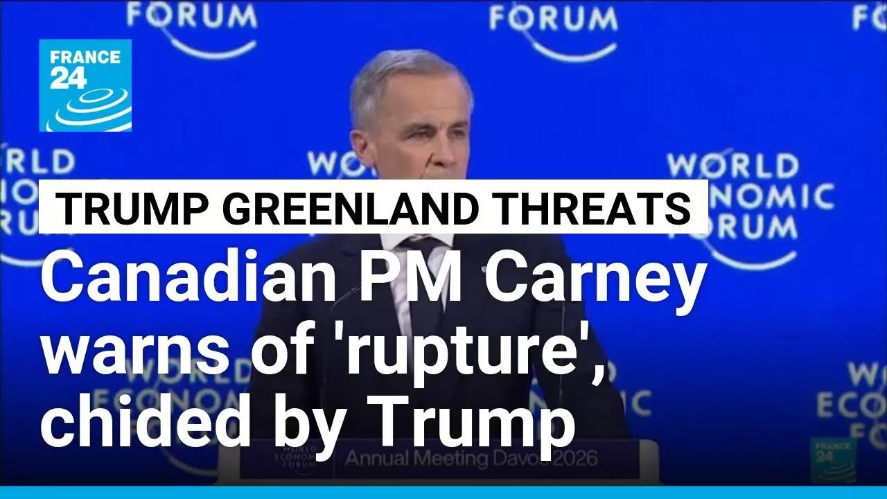 Trump chides Carney after Canadian PM delivers rousing speech on global ...