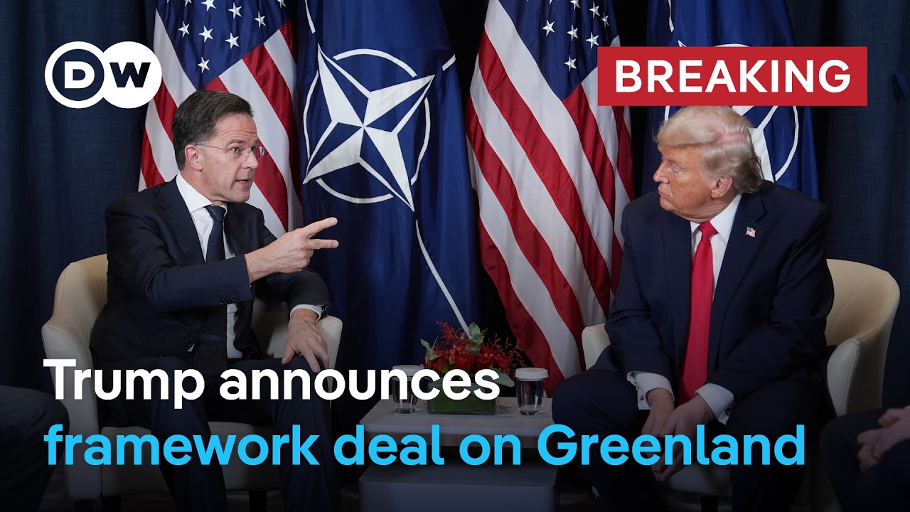 Trump suspends tariffs after 'framework' Greenland deal agreed | DW ...