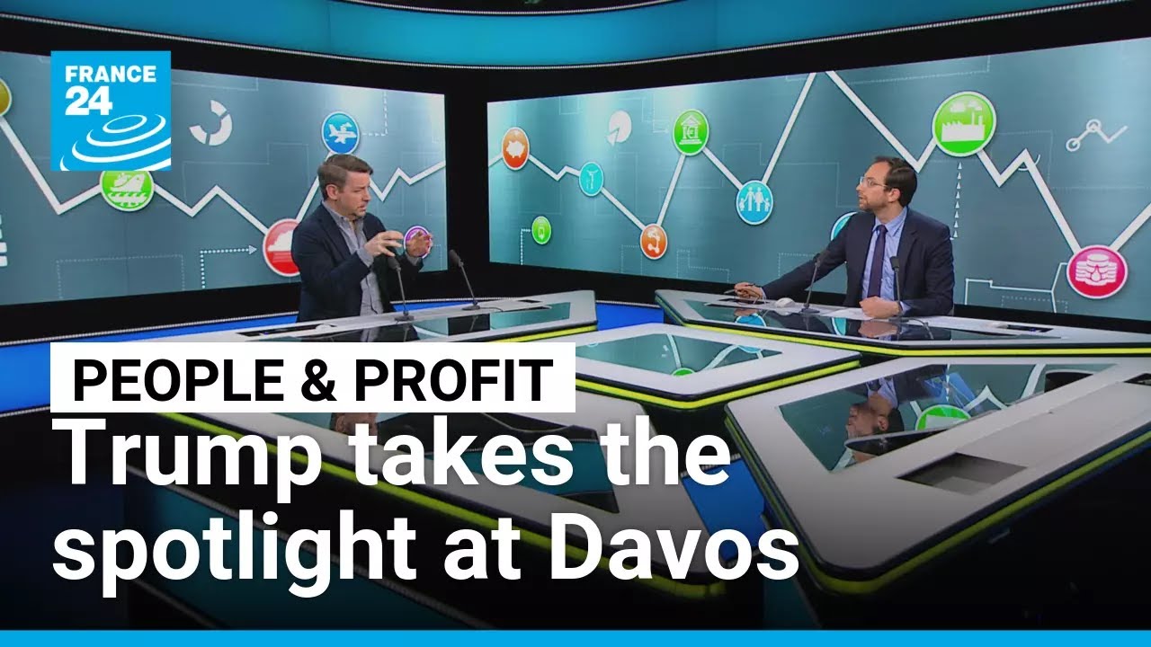 Trump takes spotlight at 2026 World Economic Forum in Davos • FRANCE 24 ...