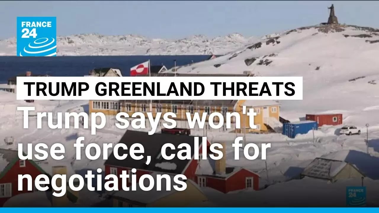 Trump tells Davos he won’t use force to take Greenland • FRANCE 24 ...