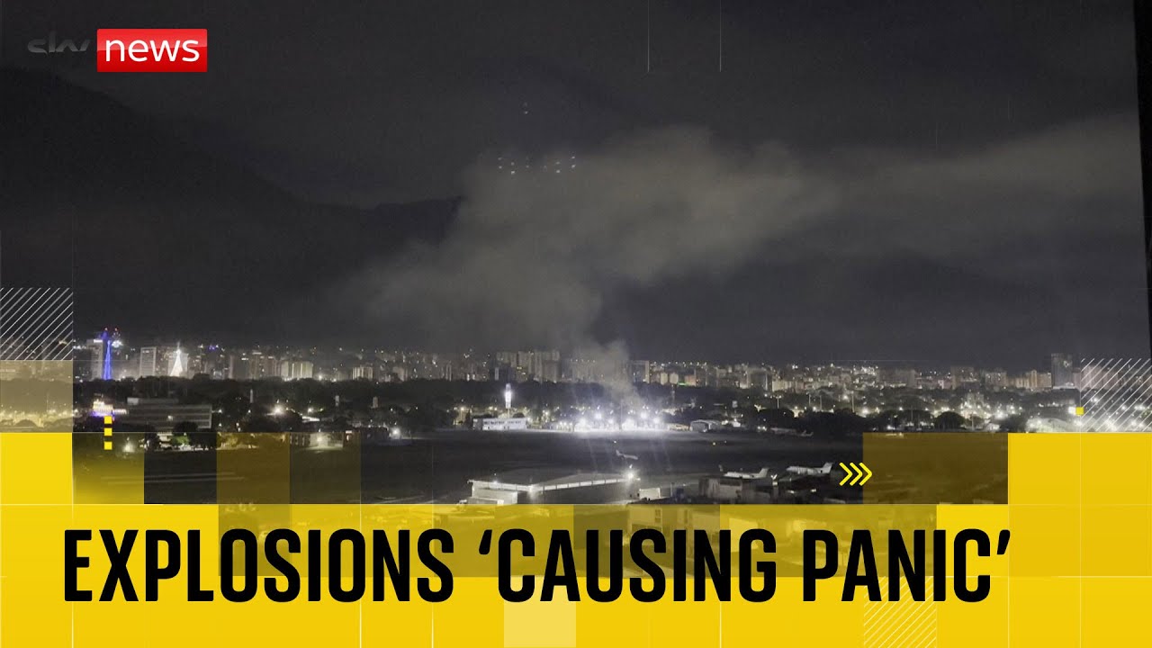 Venezuela: Explosions 'causing a lot of panic' in Caracas - World News