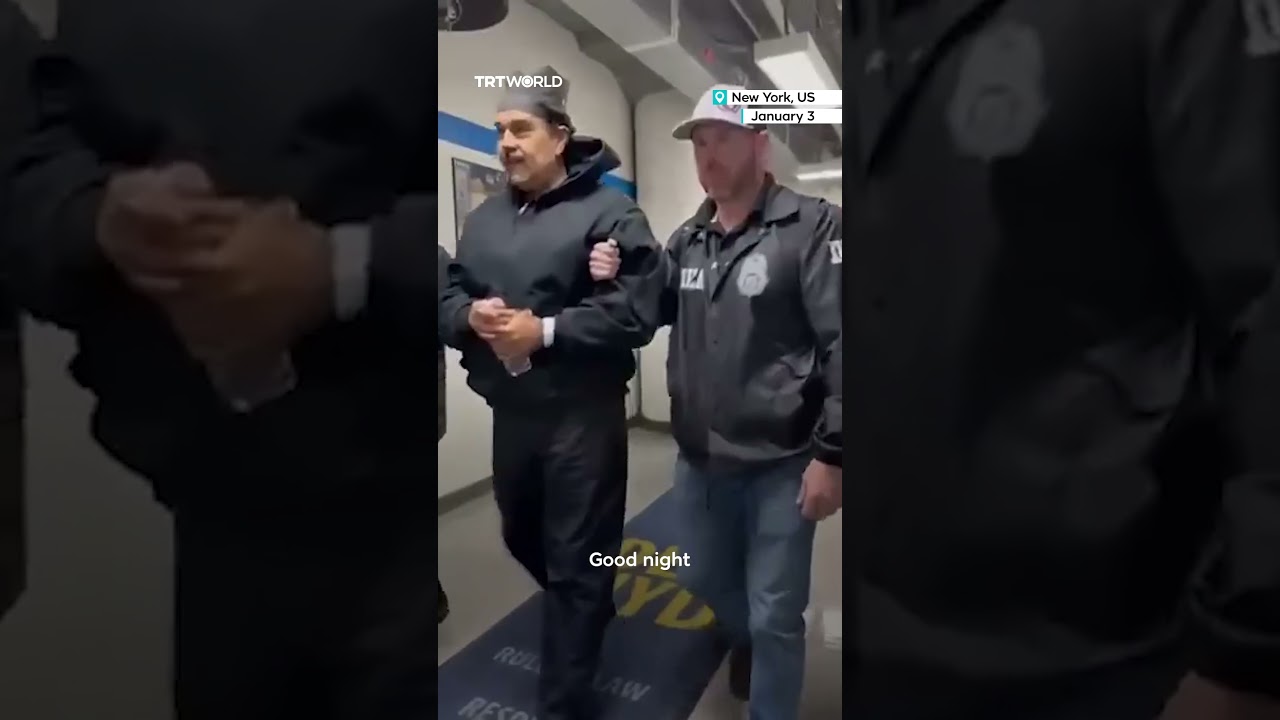 White House account shares Maduro "perp walk" - World News