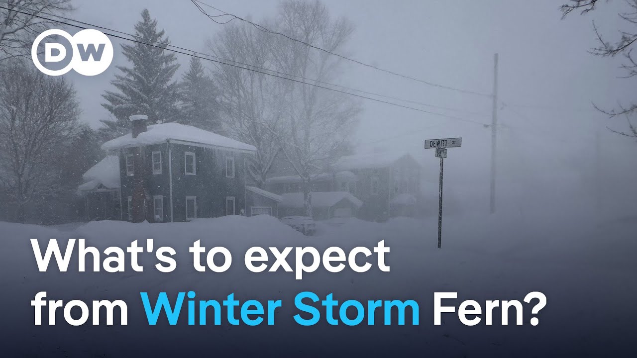 Winter Storm Fern to stretch from Texas to mid-Atlantic states | DW ...