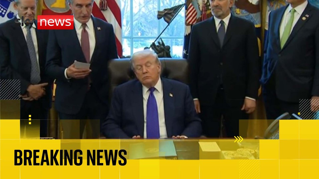 Trump taking questions from reporters at the White House | Watch live ...