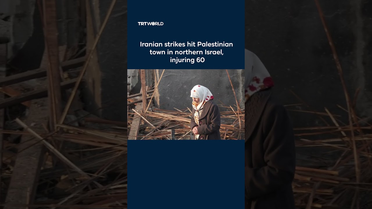Iranian strikes hit Palestinian town in northern Israel, injuring 60 ...