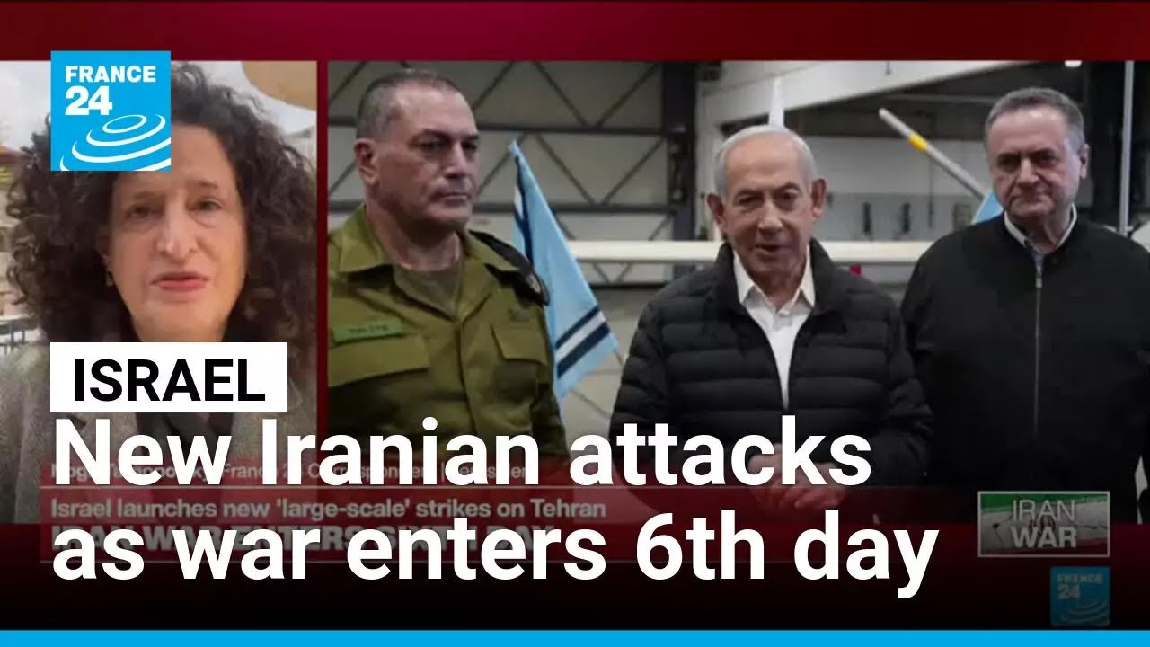 New Iranian attacks target Israel as war enters sixth day • FRANCE 24 ...