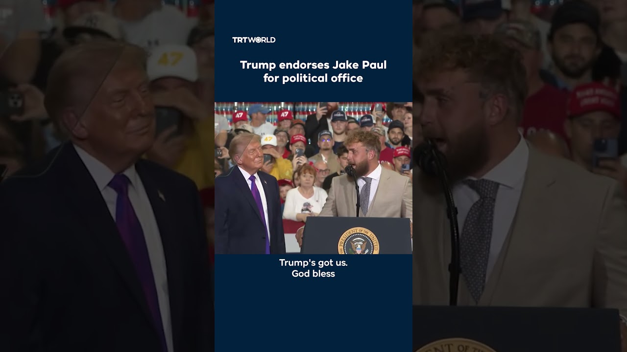 Trump endorses social media personality Jake Paul for political office ...