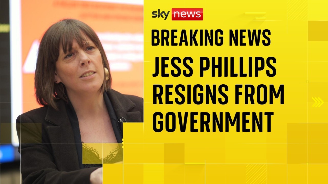 Home Office minister Jess Phillips resigns, Sky's Beth Rigby ...