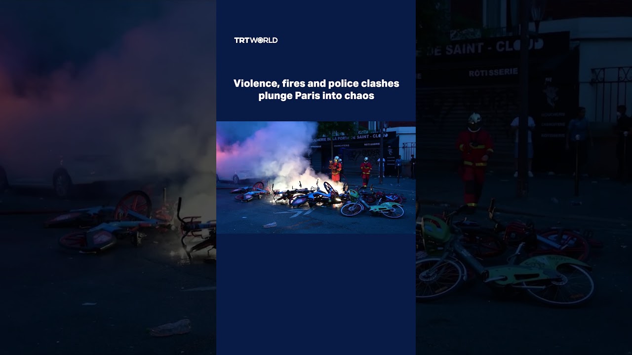 Violence, fires and police clashes plunge Paris into chaos - World News